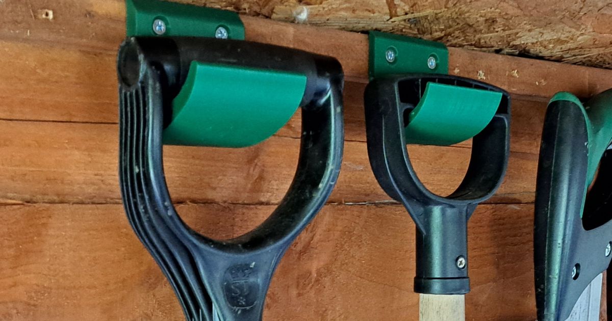 Garden Spade Hook by SD-3D | Download free STL model | Printables.com