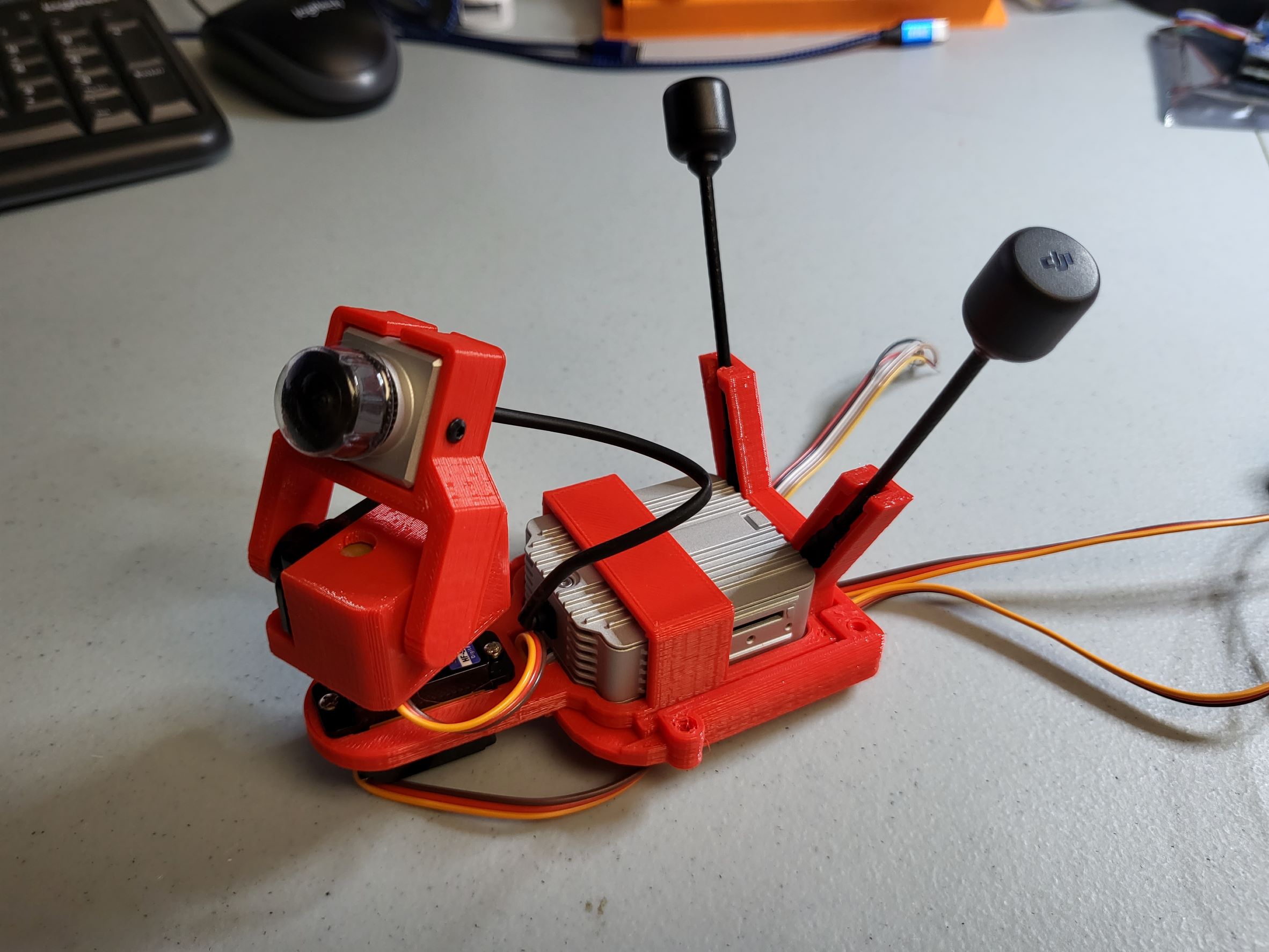 DJI Air Unit Gimbal by YngwieR | Download free STL model | Printables.com