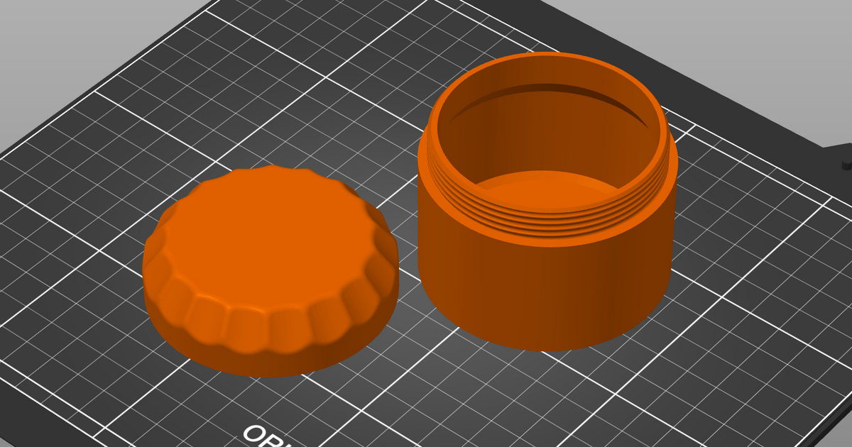 Storage Box with screwed Top by x13a | Download free STL model ...