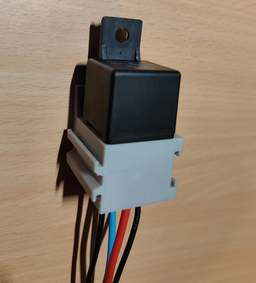 Relay Base Holder 5 pin by MazzPrint | Download free STL model ...