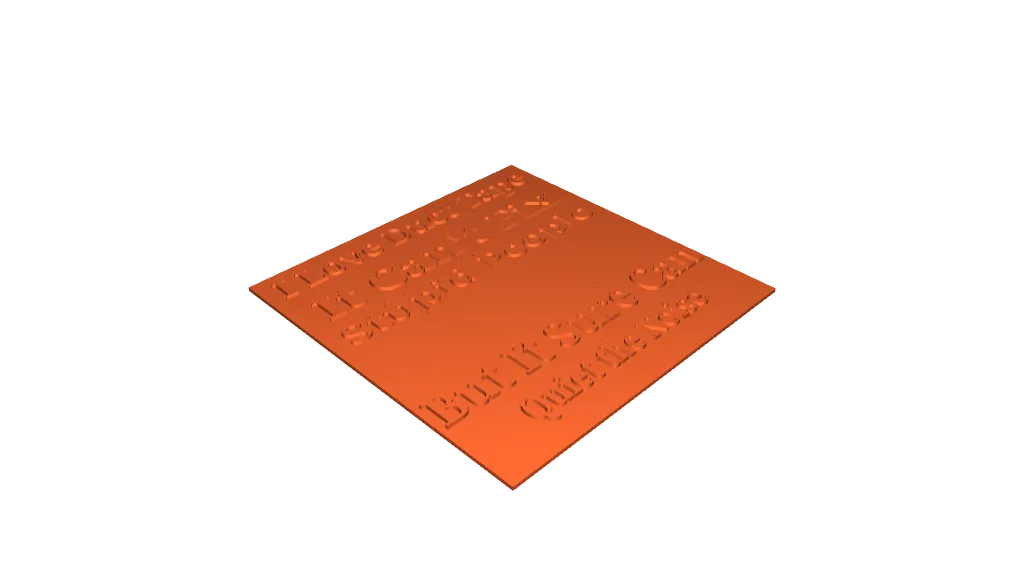 Duct Tape Sign by Phantom Printer | Download free STL model ...