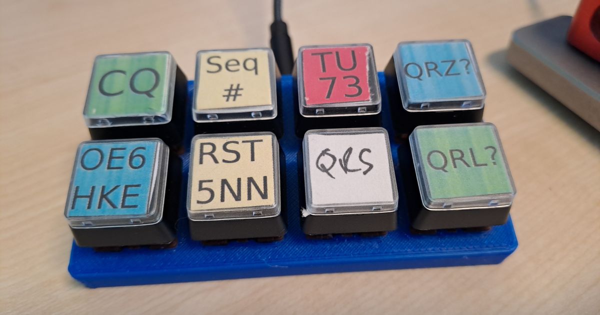 ICOM radio external control cherry MX keyboard by Hari Hurtig ...