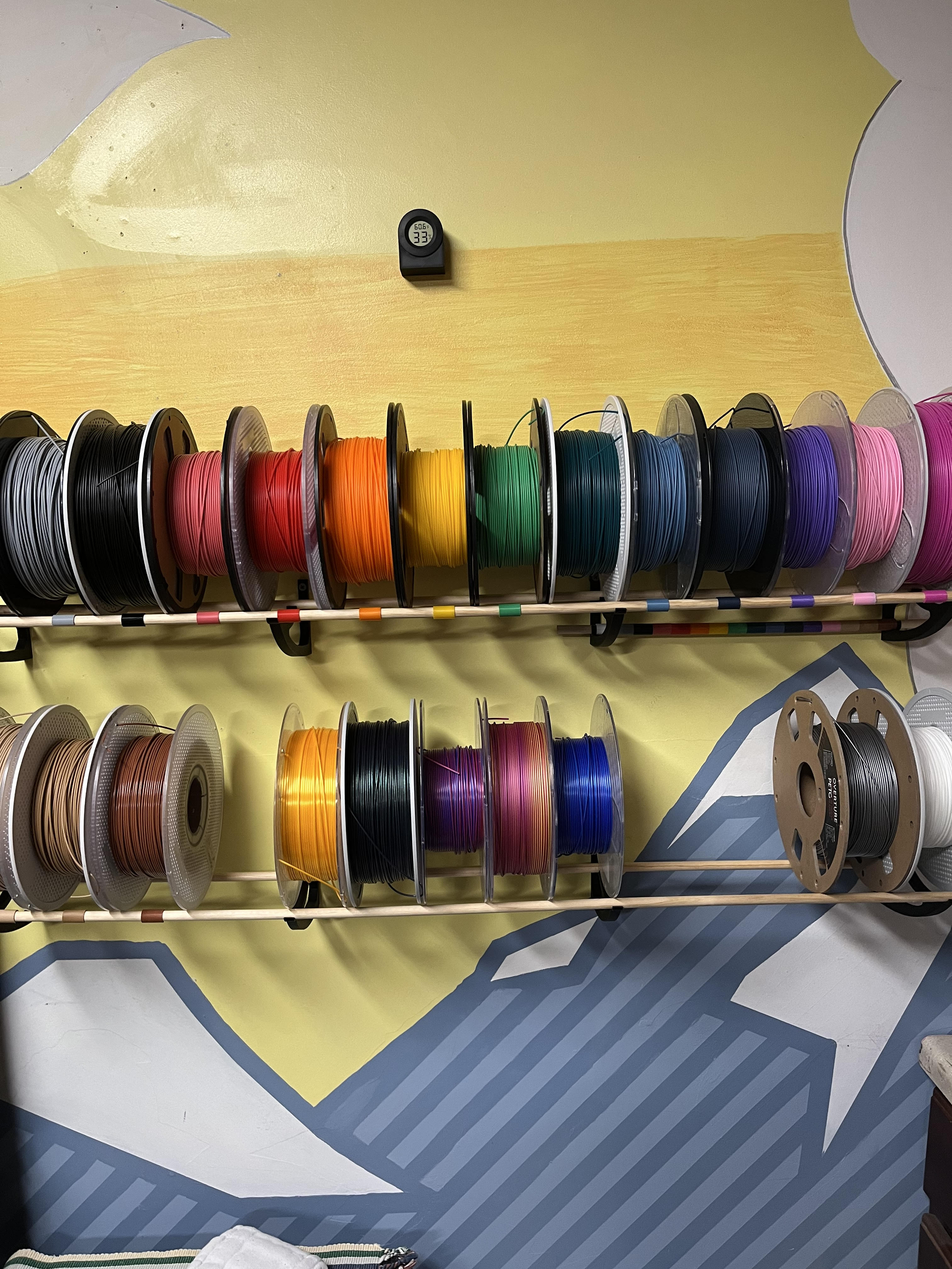 Filament wall rack por Limited_Zed | Descargar modelo STL gratuito ...