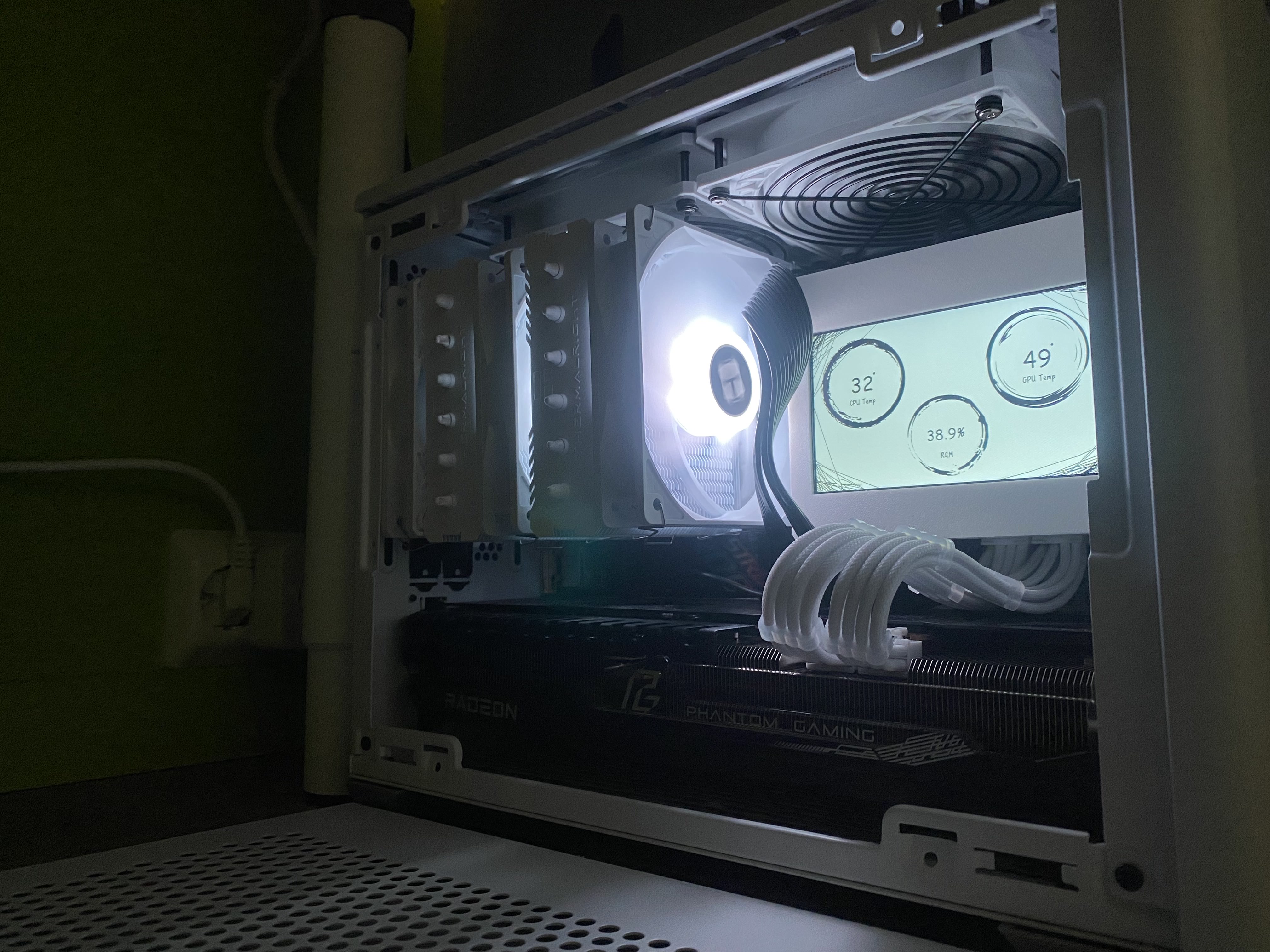 NR200 Screen mount by Daniel Marchand | Download free STL model ...