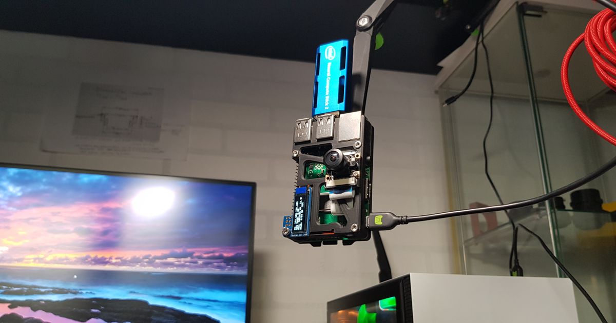 Pi Skeleton GoPro mount // Pi3+Camera+GoPro mount by AcE Krystal ...