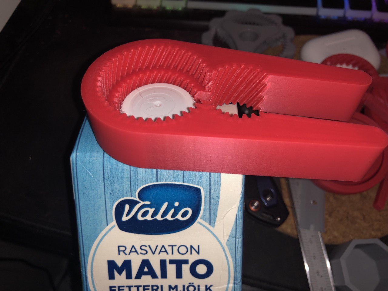 Bottle opener for Valio products by Late | Download free STL model ...