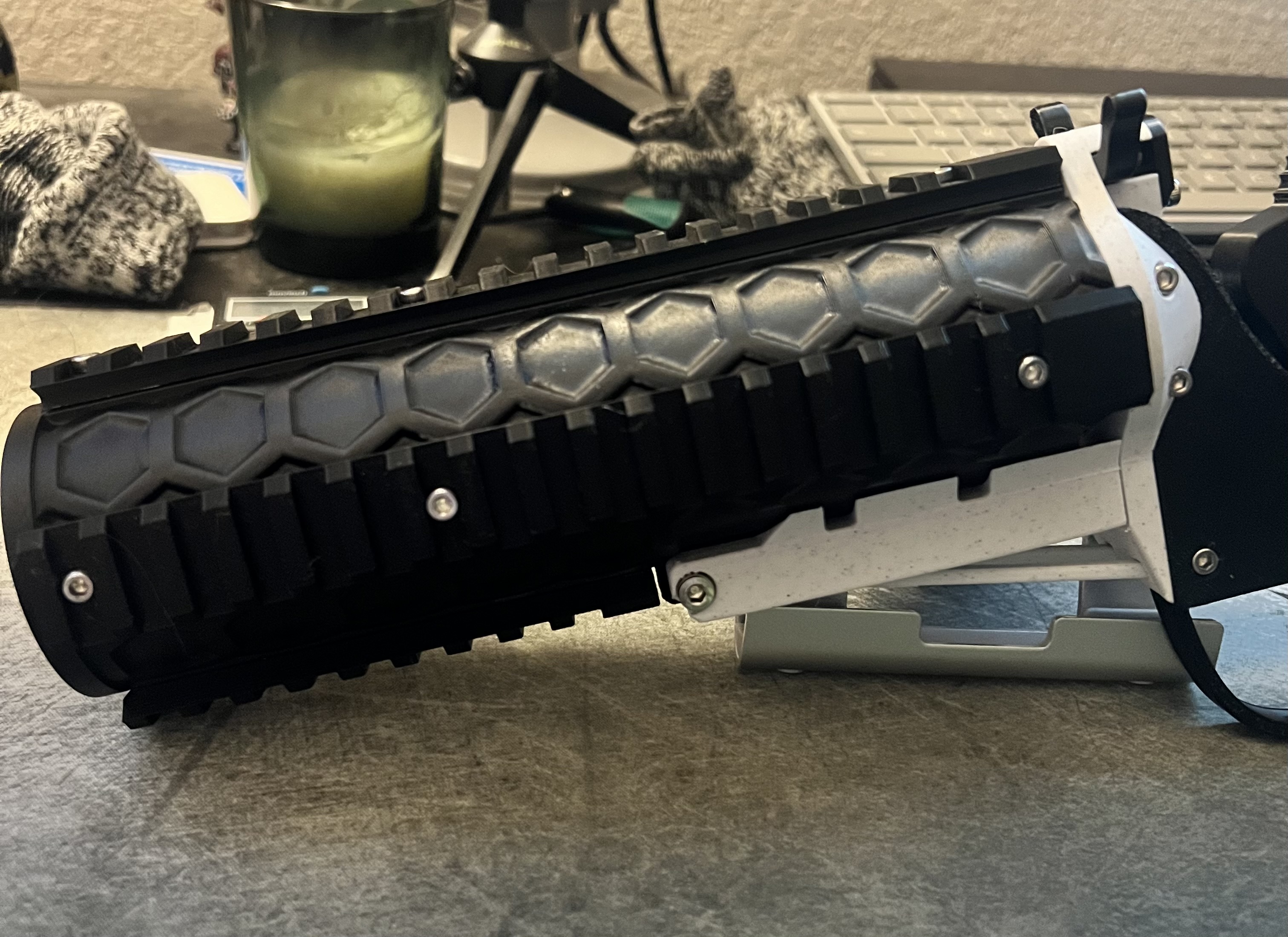 190mm four picatinny rail Co2 rocket/grenade launcher barrel by GrantD ...