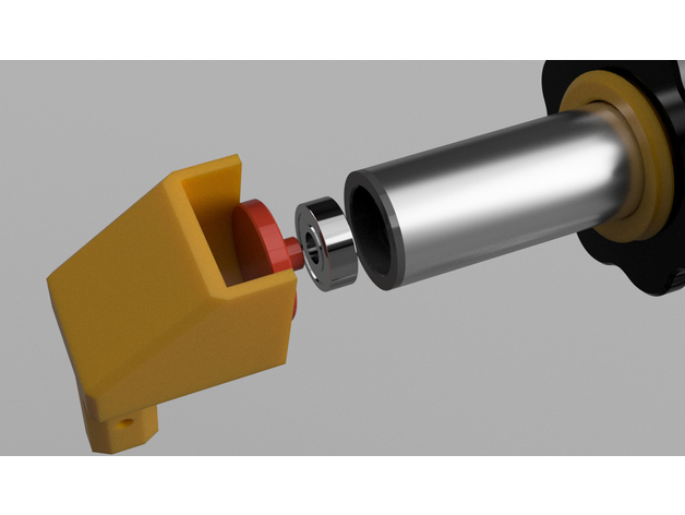 QIDI X-Max X-Plus Adjustable Spool Holder by humebeam | Download free ...