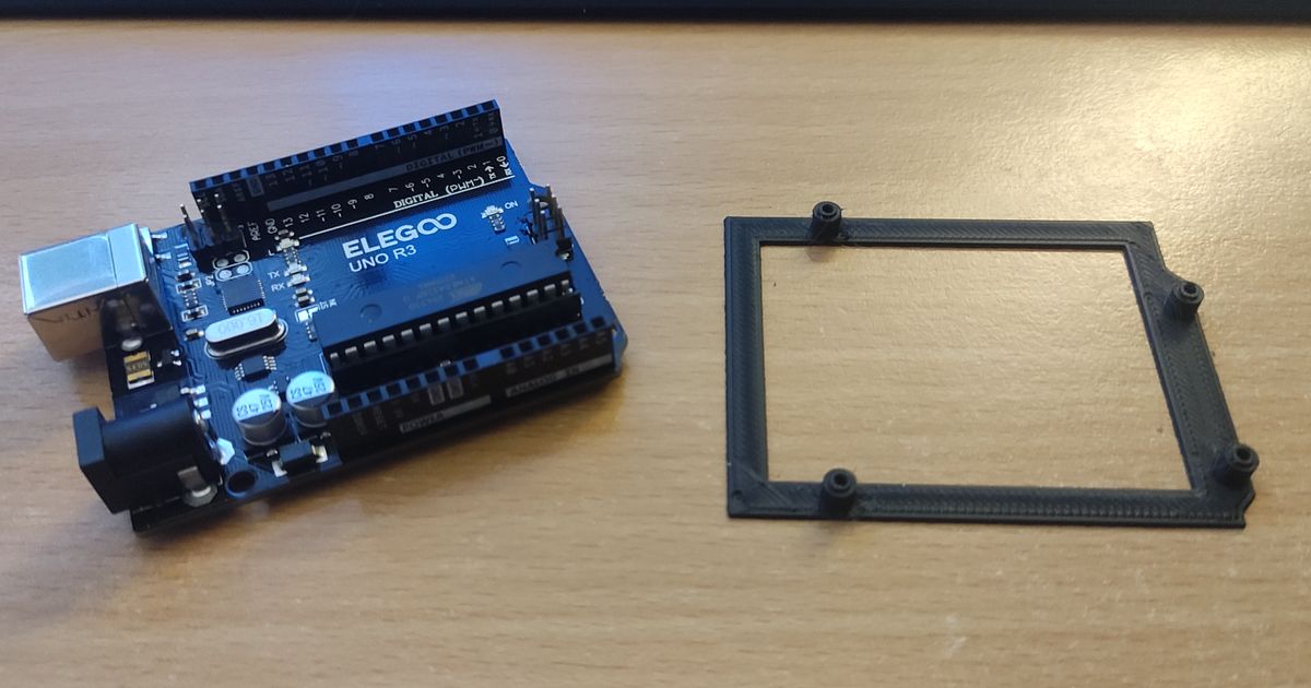 Arduino Uno R3 Mounting Plate by keebs | Download free STL model ...
