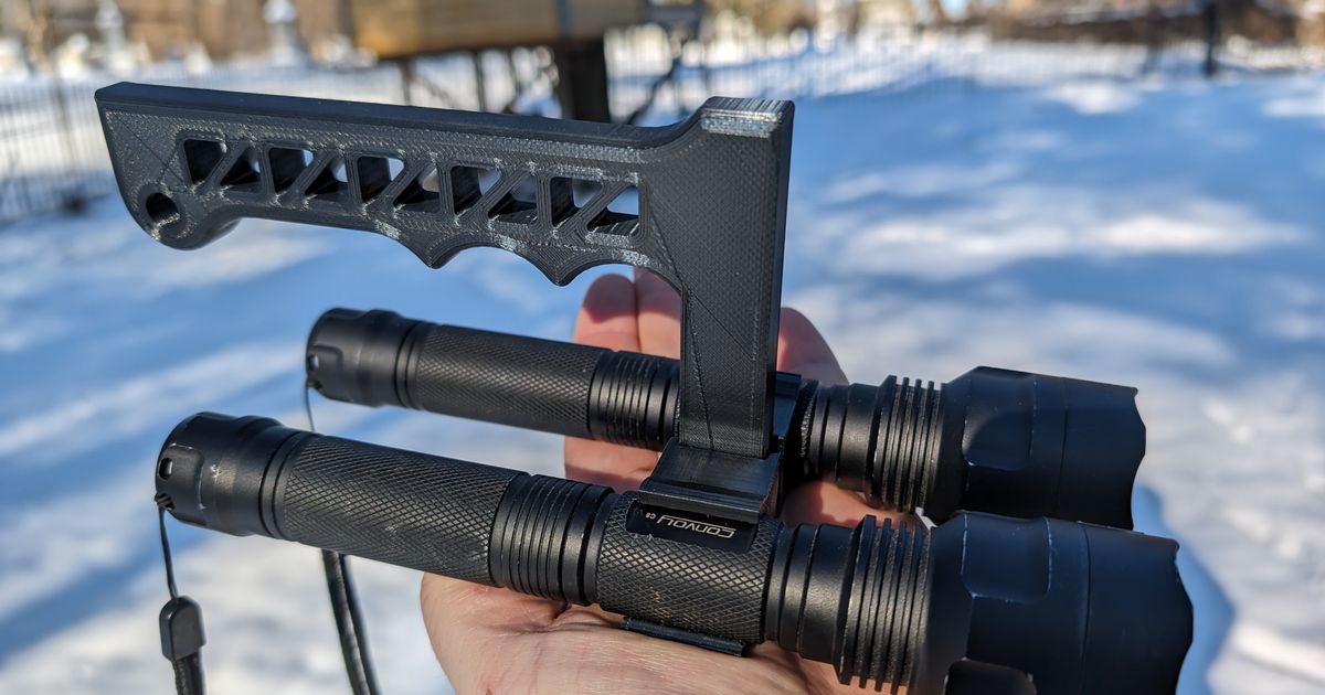 Convoy C8 (or similar) Dual Flashlight Holder by Jason Dobbs | Download ...