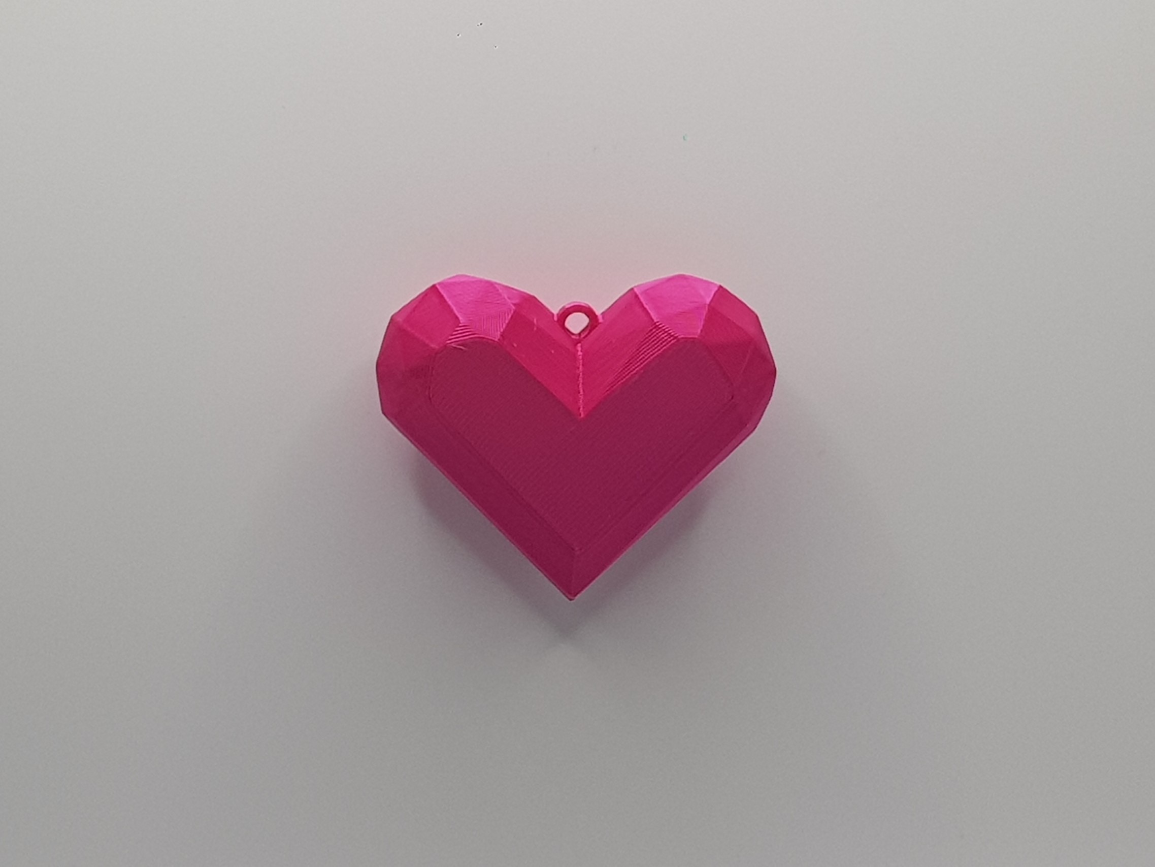 Low Poly Heart Keychain (Remix) by FC2M3D | Download free STL model ...