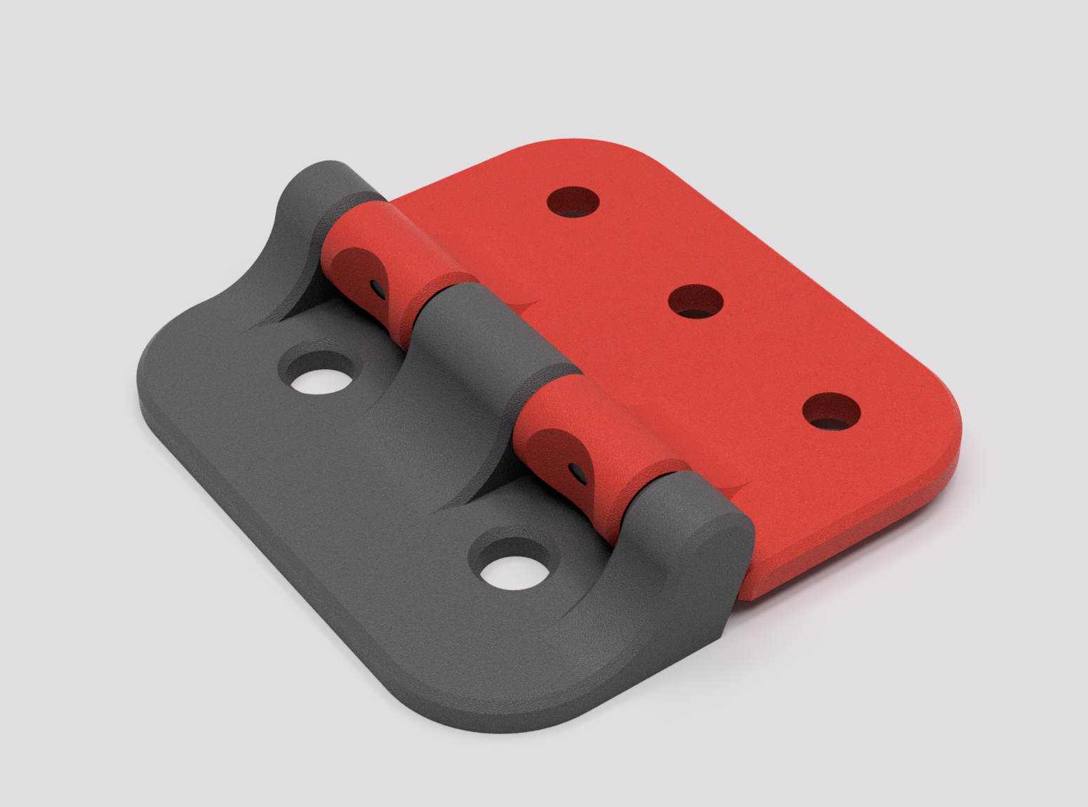 Print-in-Place Hinge for 1/8" Acrylic Doors for 4040 Extrusion ...