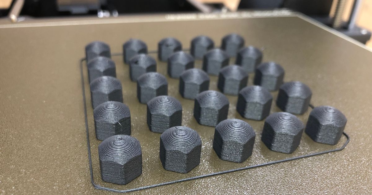 Locking Hex Nut Caps (M3, M4, M5) by Michael Whitley | Download free ...