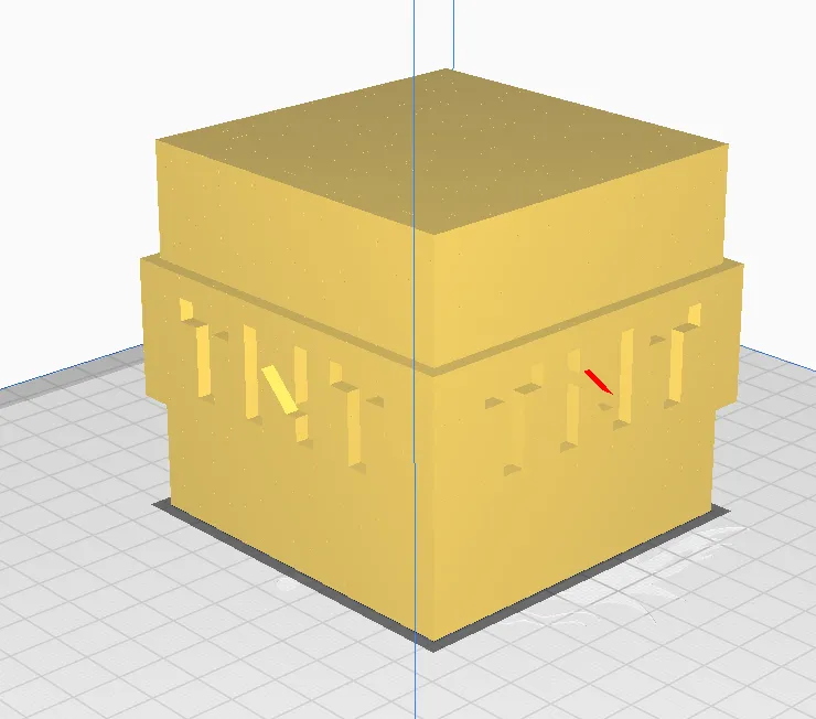 TNT Block Decoration (Minecraft) by DesignerRook | Download free STL ...