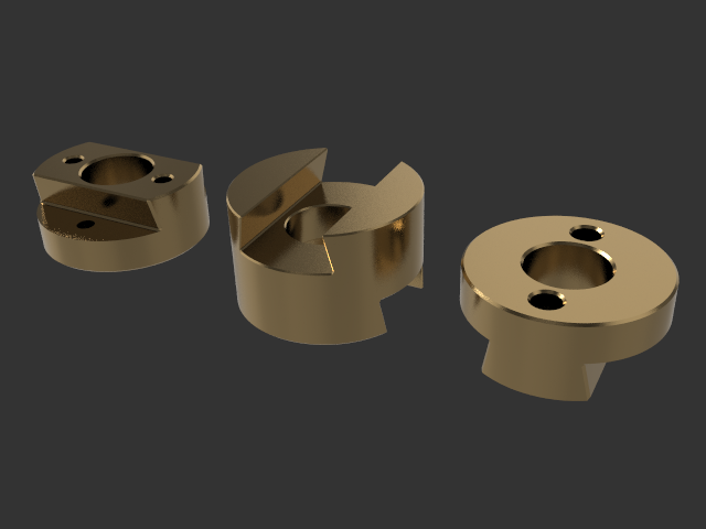 Oldham Coupling T8 Z-axis by TMP NFT | Download free STL model ...