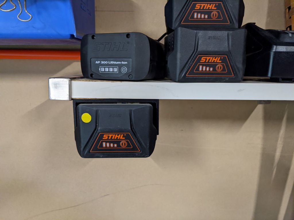 Stihl AK Battery Wall/under shelf mount by Joe Formica | Download free ...