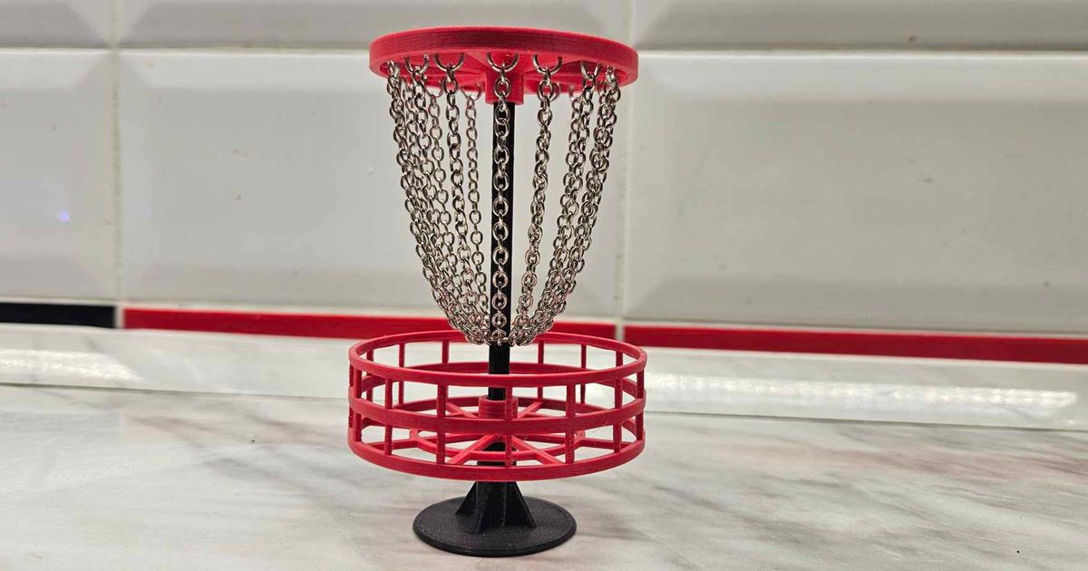 Mini Discgolf basket by Jiří Sobota | Download free STL model ...