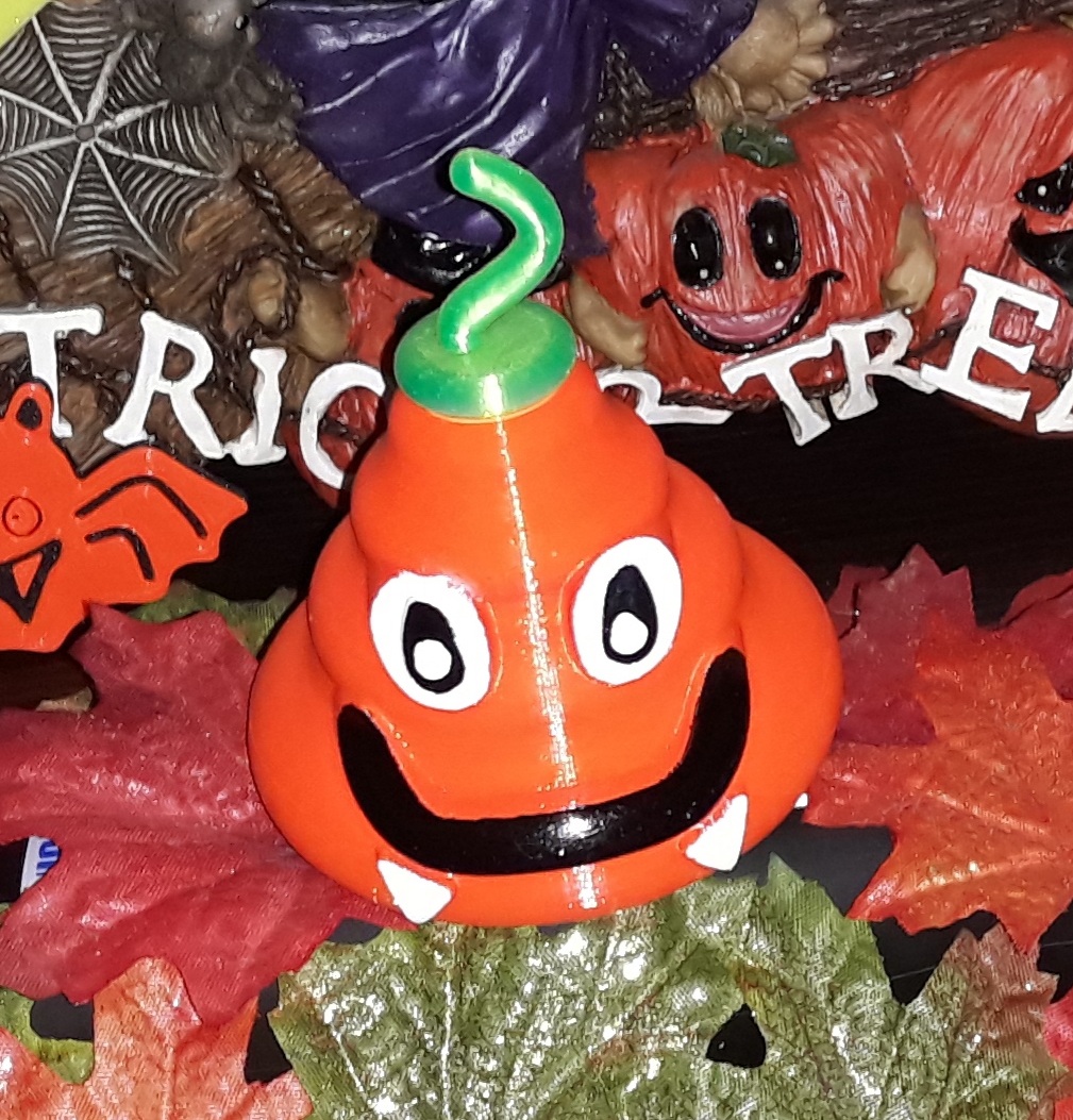 Unique-Halloween-Emoji-Poop (Pumpkin) by Lucky-Luke | Download free STL ...