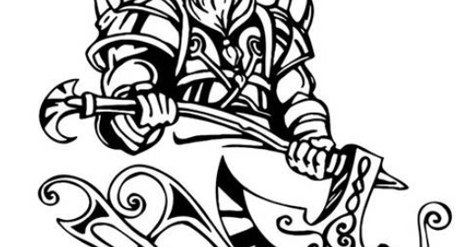 Vikings Warrior Axe decor by Jura Švébiš | Download free STL model ...