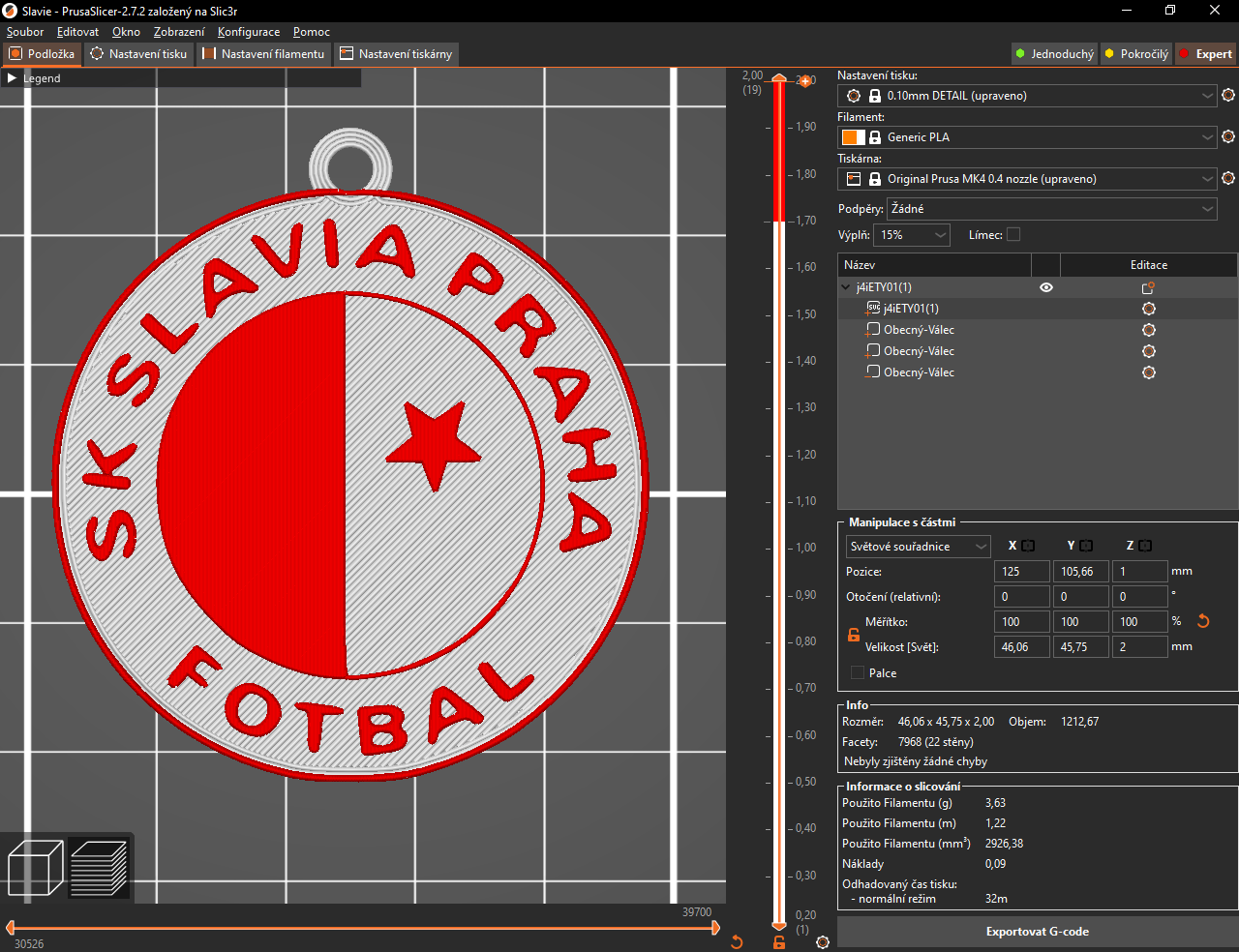 Slavie klíčenka by Tomáš Popek | Download free STL model | Printables.com