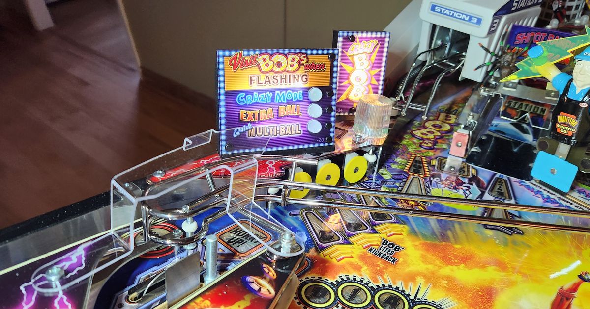 Dialed in Pinball Bob sign(s) by monkfe | Download free STL model ...