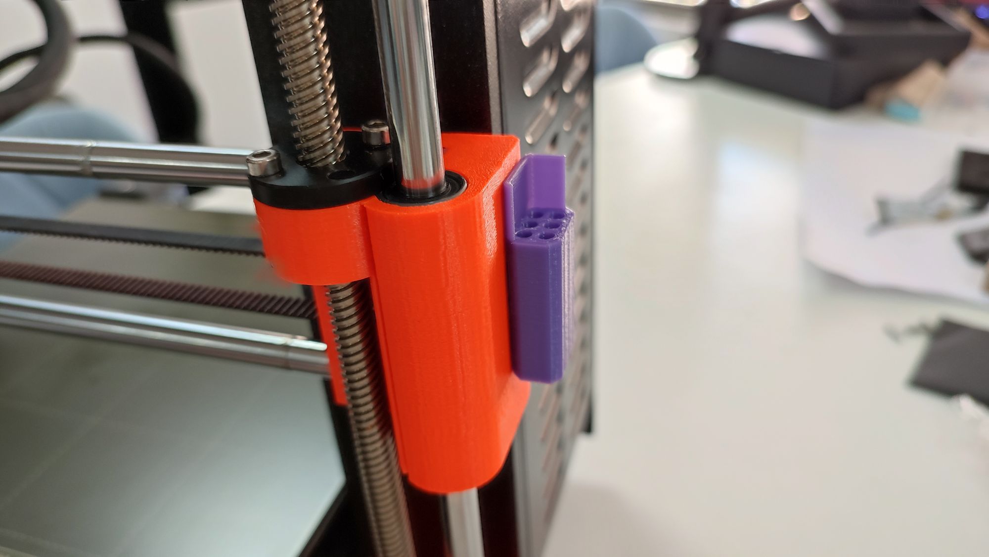 Prusa Mk3+ X axis side storage for hex keys by Lam | Download free STL ...