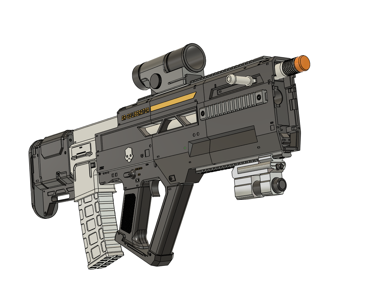 Stl File Helldivers Liberator Ar 23 3d Printer Model To Download ...