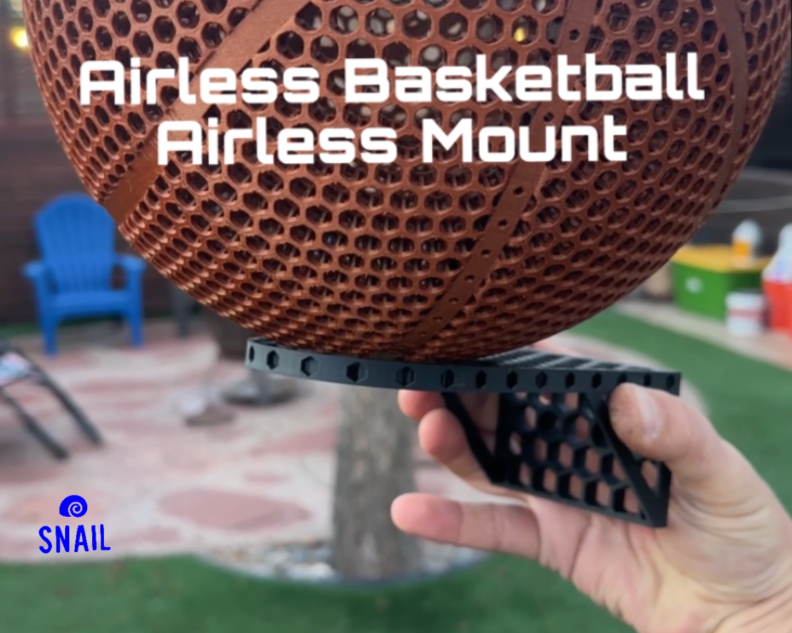 Airless Basketball Airless Mount por Snail | Descargar modelo STL ...