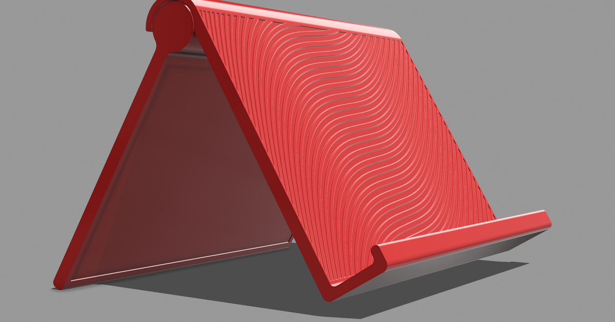 Adjustable Tablet Stand by andyroo770 | Download free STL model ...