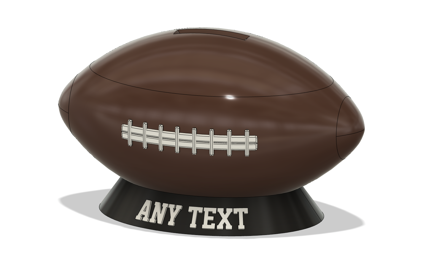 Football piggy bank by Meshminds | Printables Store