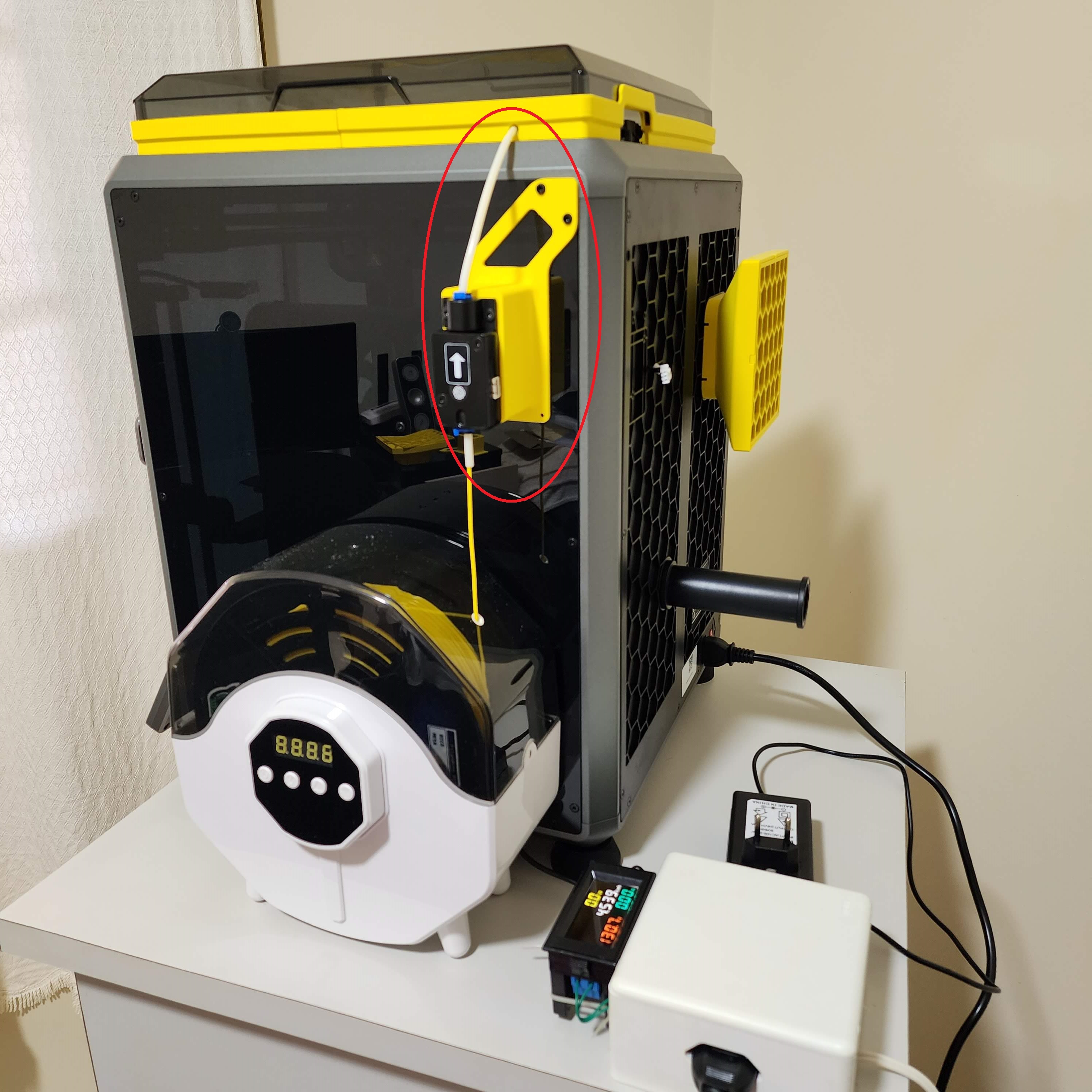 Creality K1 Filament Sensor Relocation Mount V2 by ViniS | Download ...
