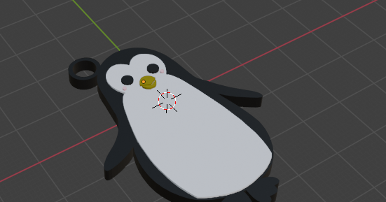 basic penguin kecyhain by Zeyad Idrees | Download free STL model | Printables.com
