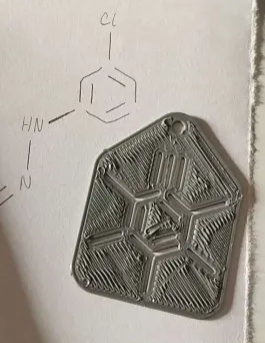 Benzene chemistry drawing template by CrabLeg | Download free STL model ...