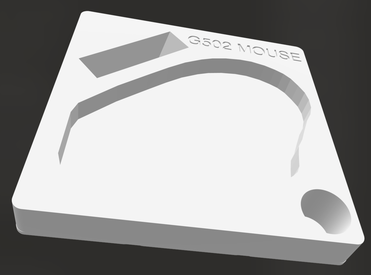 g502 Logitech Mouse Tray - Gridfinity by gedeyenite | Download free STL ...