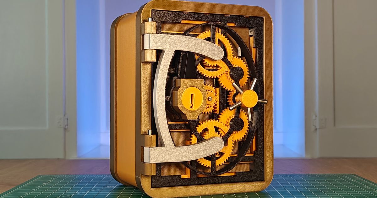 Vault with Pin Tumbler Lock por Rocco's Stuff | Descargar modelo STL ...