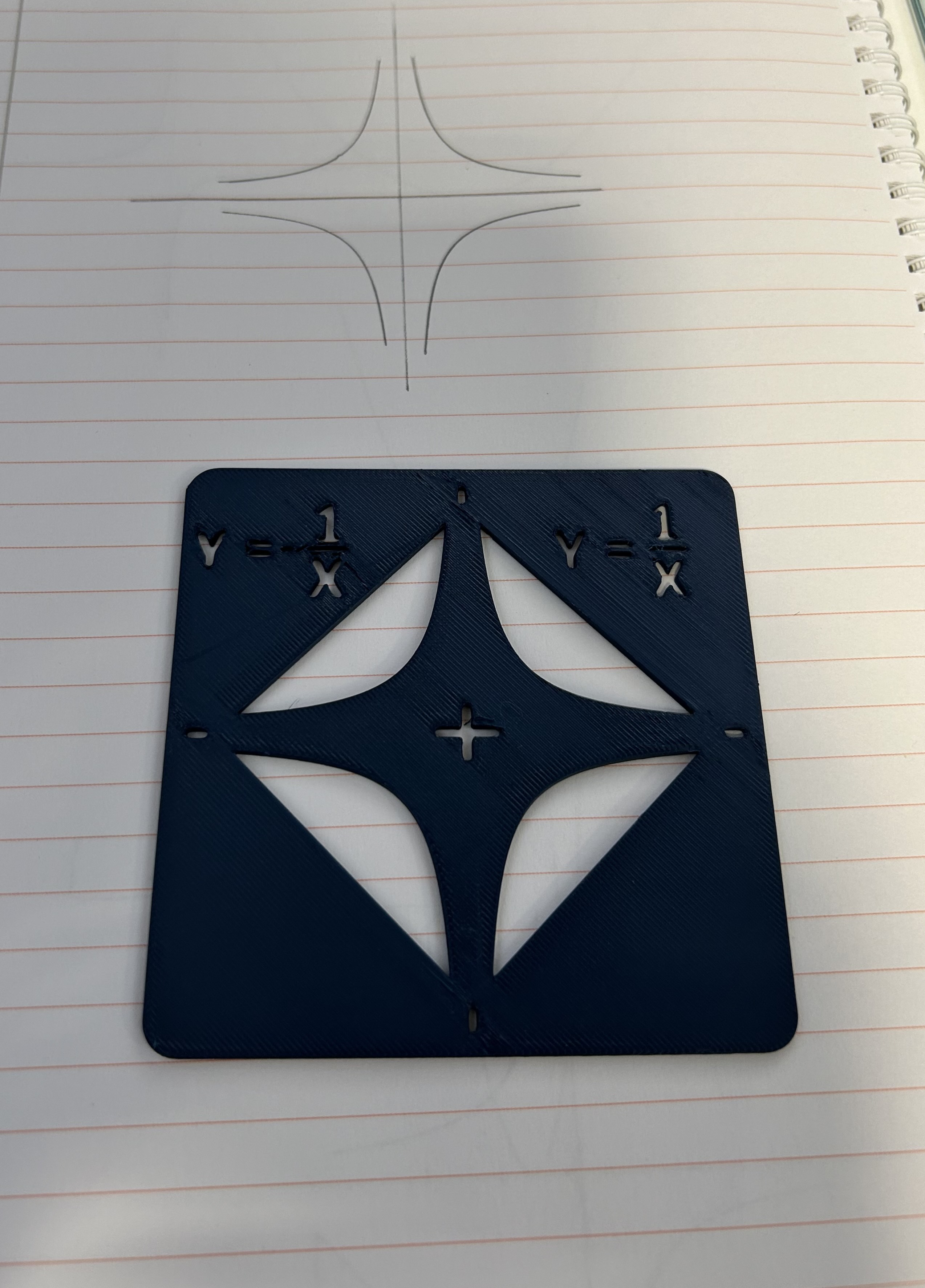 Hyperbola stencil (1 cm) by Nikita Konovalov | Download free STL model ...