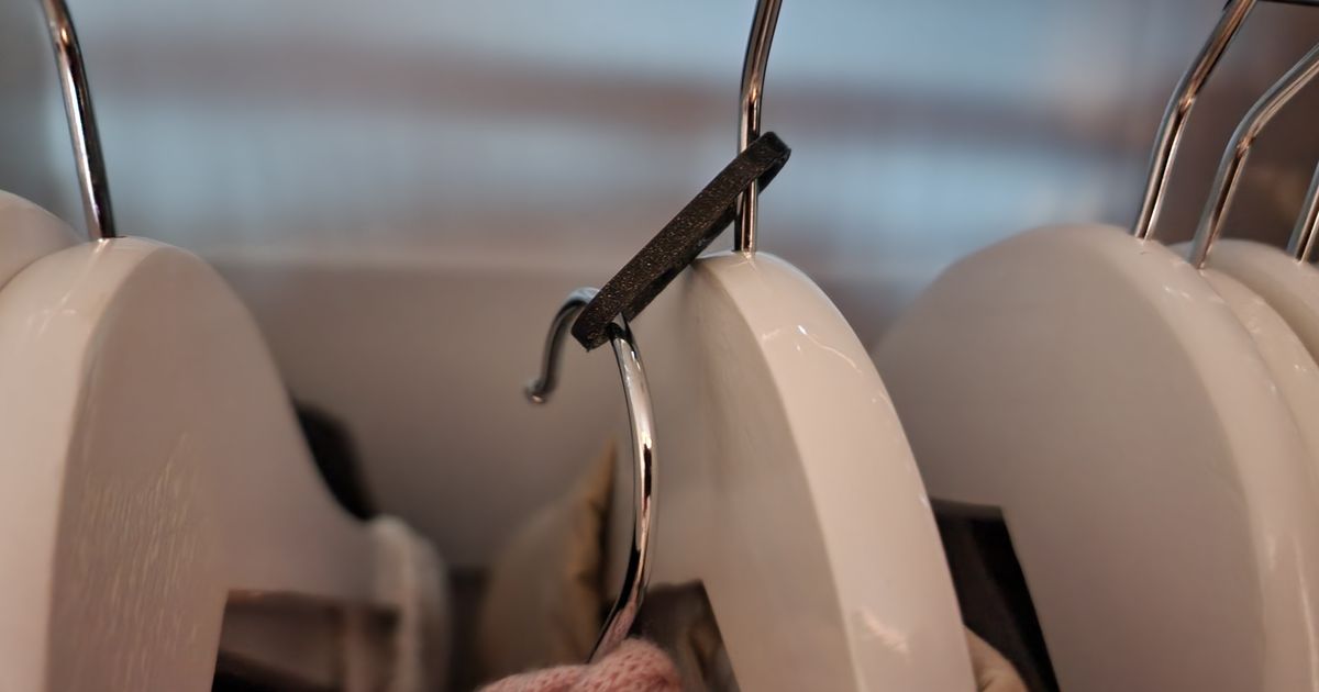 Clothes dual hanger by Miika | Download free STL model | Printables.com