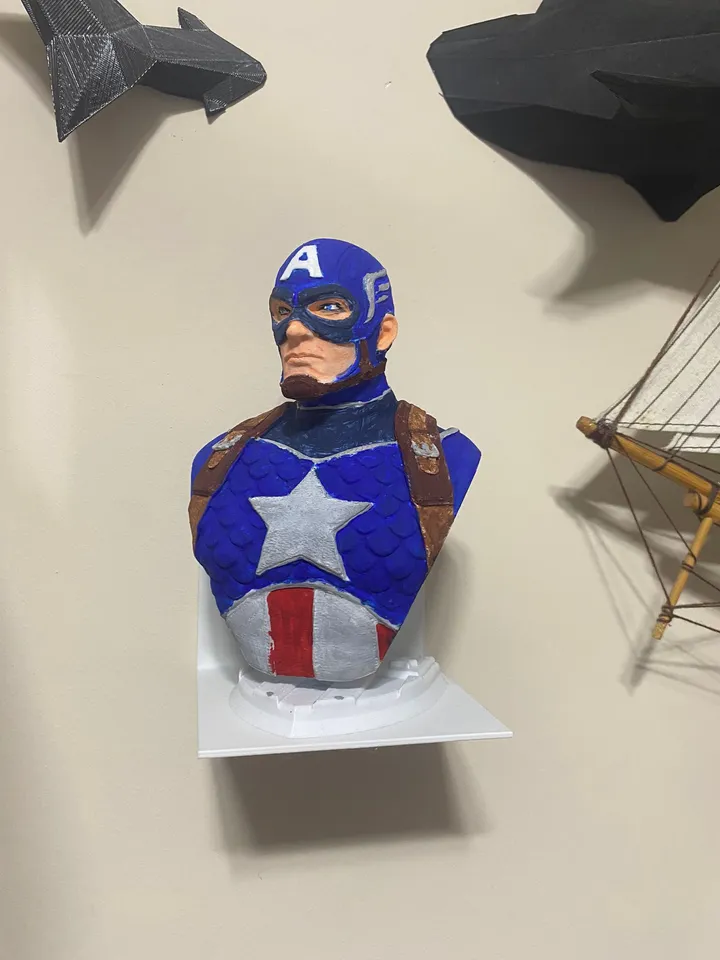 Figure Display Shelf (Single) by odujerappa | Download free STL model ...