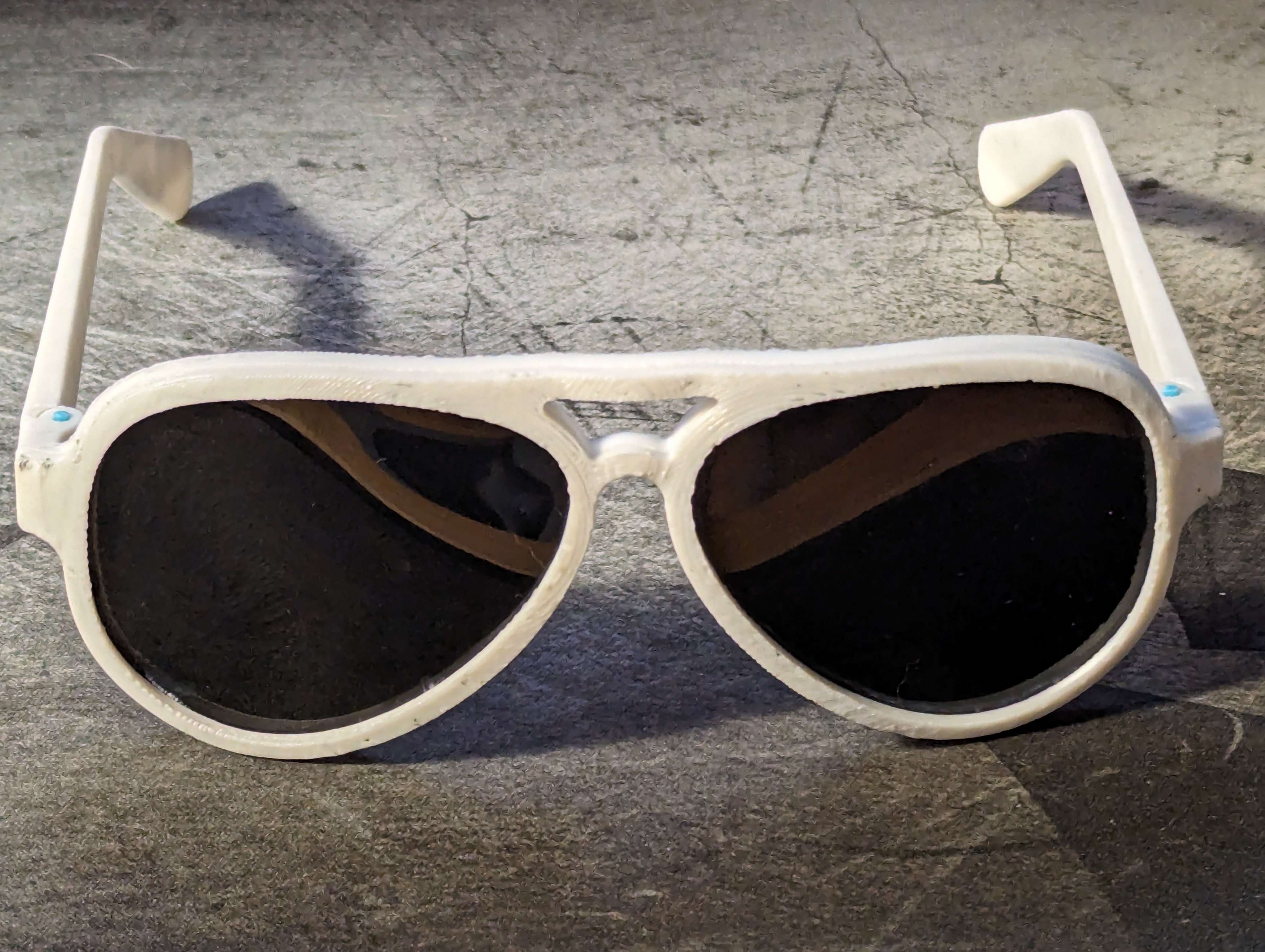 Solar Eclipse Aviator Sunglasses by cheeric | Download free STL model ...