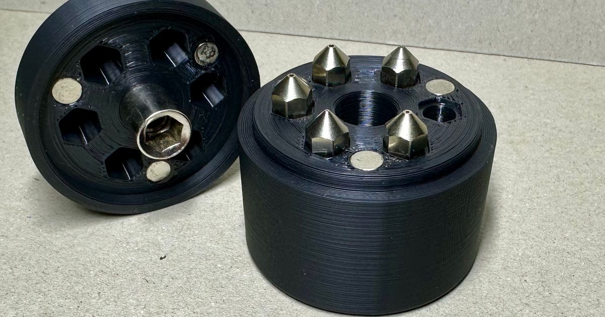 Nozzle Box for Micro Swiss FlowTech by FT | Download free STL model ...