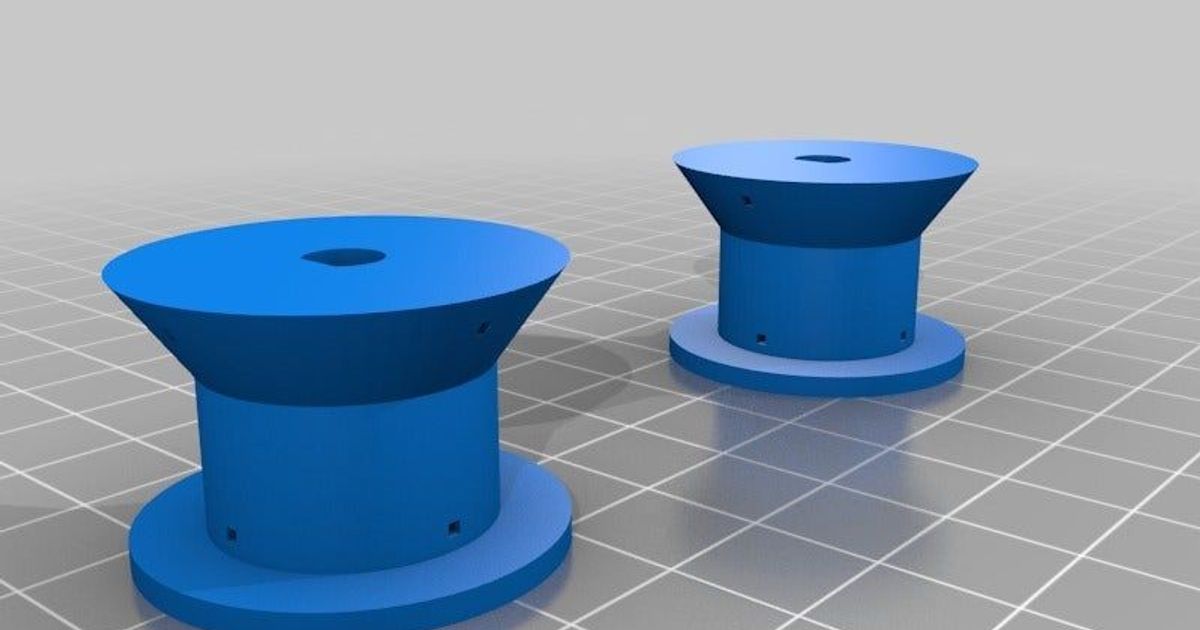 Polargraph DrawBot Spool v2 by MakerBlock | Download free STL model ...