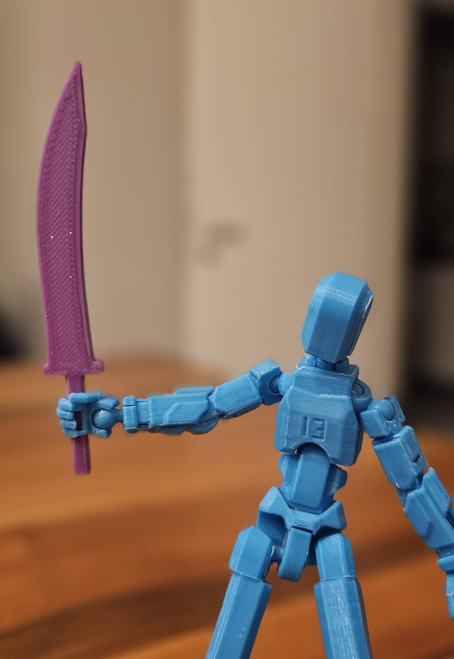 Dummy 13 Big Sword by Erdem Tümer | Download free STL model ...