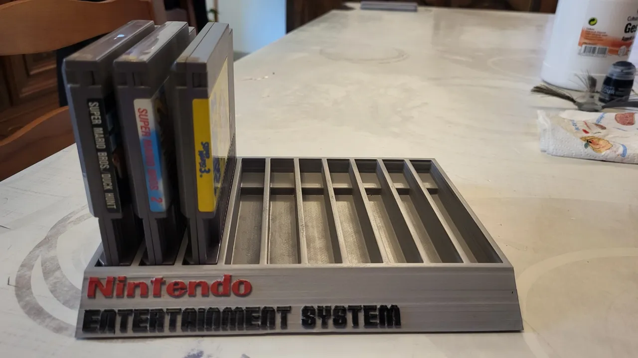 Stand for Nintendo nes games / cartridges slots by vincent3934 ...
