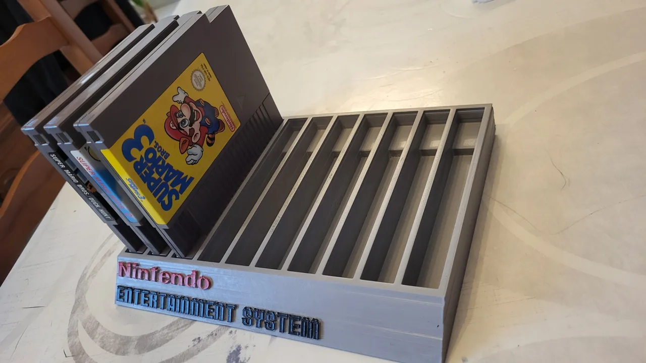 Stand for Nintendo nes games / cartridges slots by vincent3934 ...