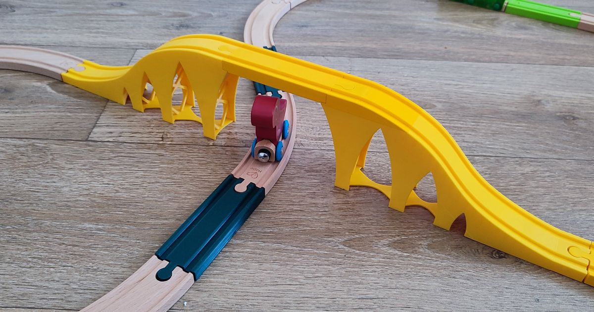 Hape railway bridge - no support by Dufyfuf | Download free STL model ...