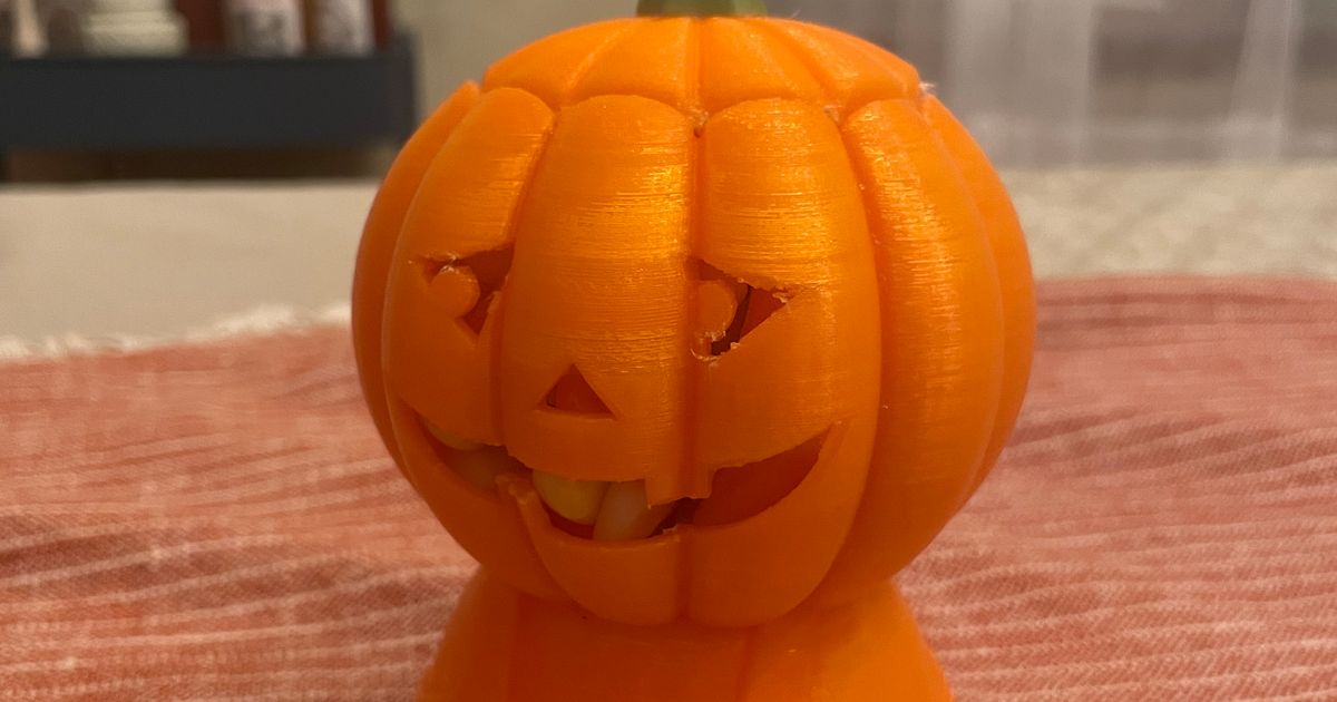 Pumpkin Pal by cmdesign | Download free STL model | Printables.com