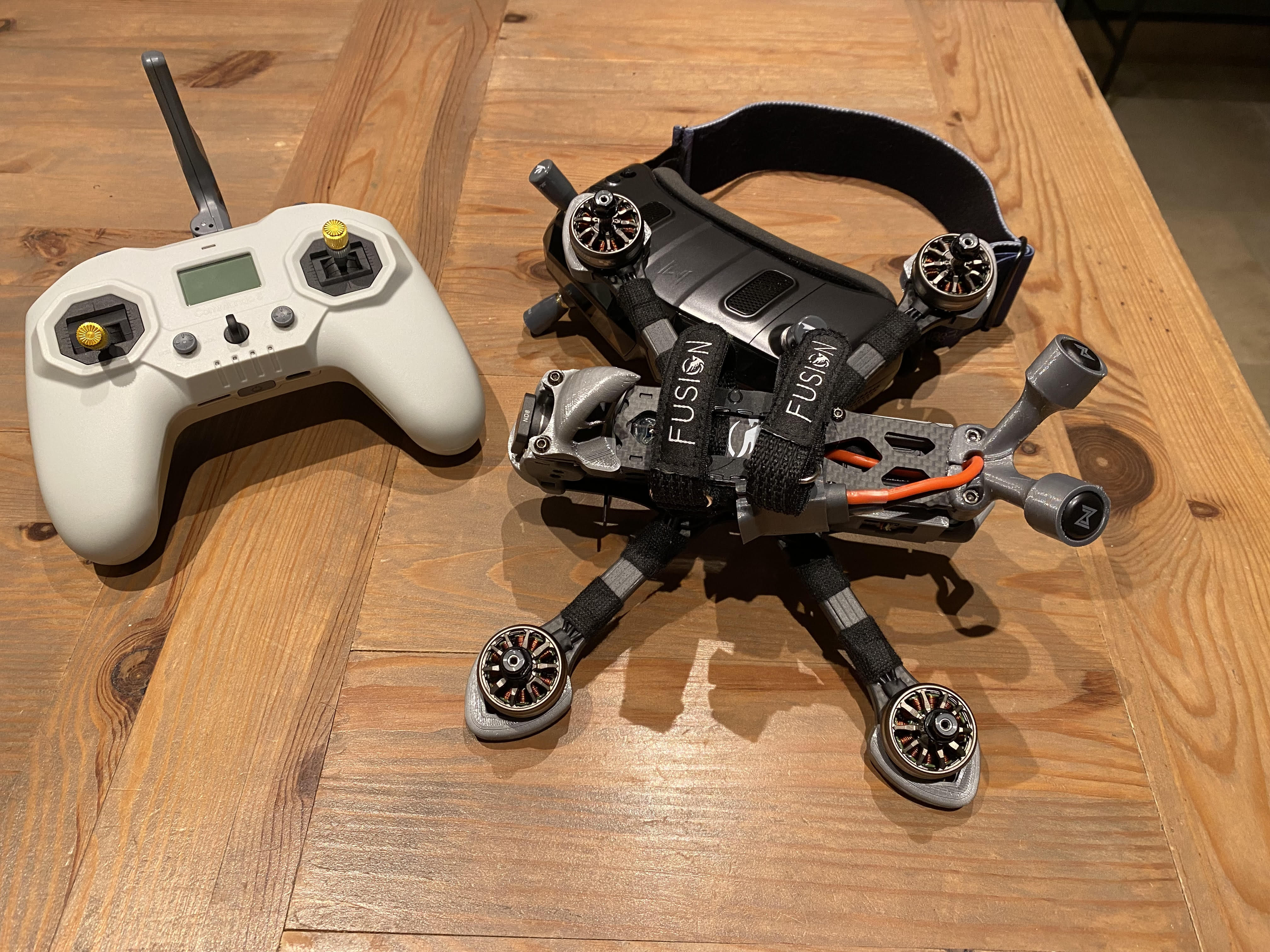 Fusion Bando V2 support condo RX ep1 happymodel with antenna buzzer by ...