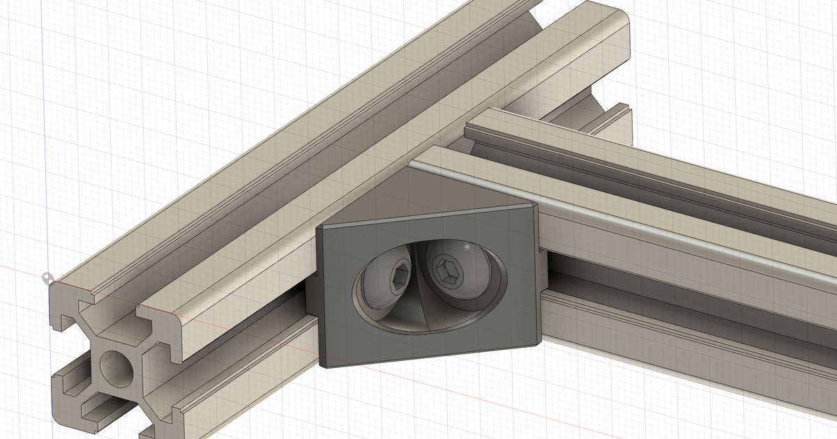 Corner Bracket for 2020 extrusion by CinIs2Fast4u | Download free STL ...