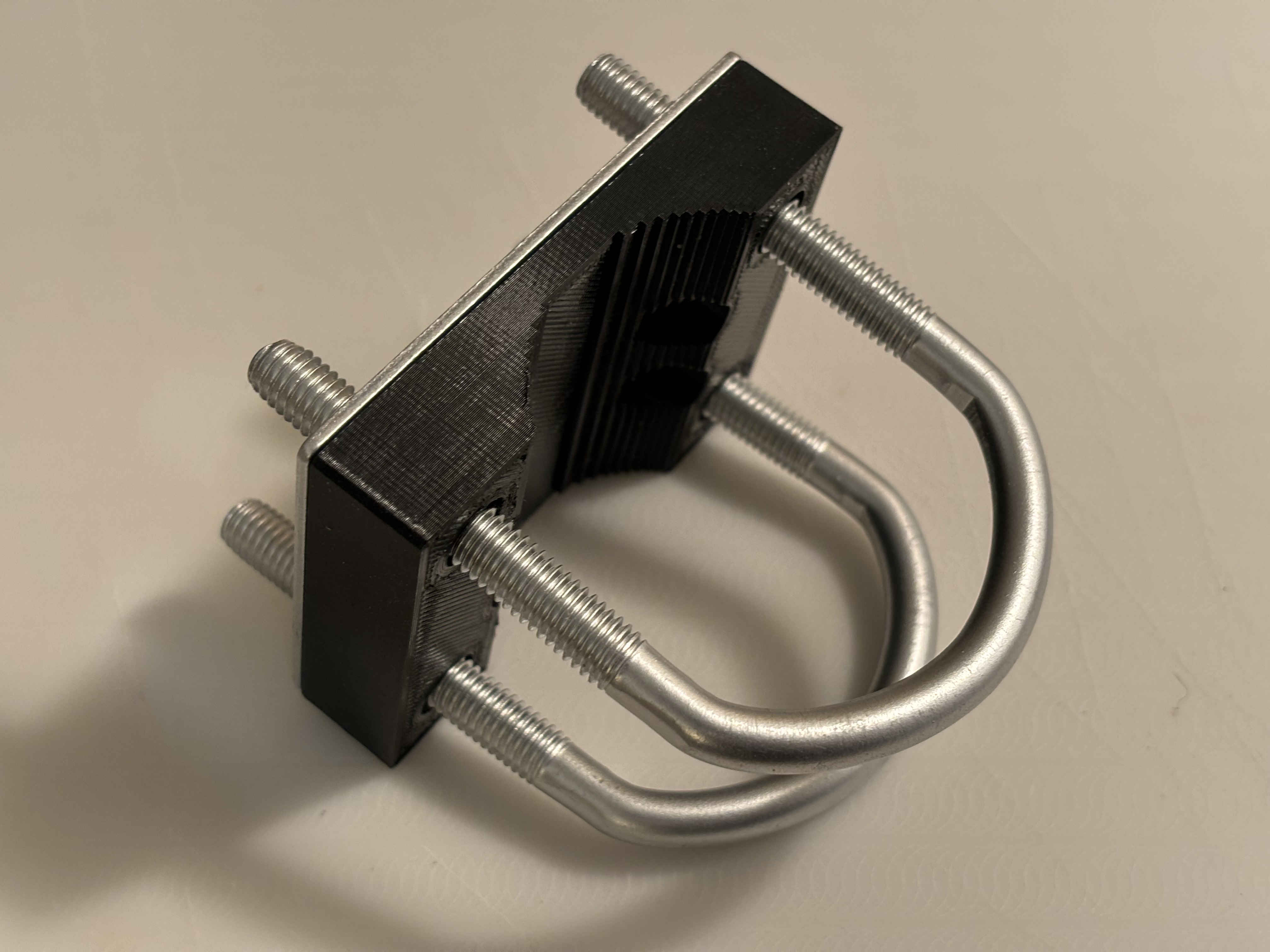 U-Bolt Saddle Soshine Mount Bracket by KBOX Labs | Download free STL ...