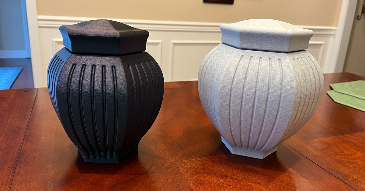 Cremation Urn by Leehound | Download free STL model | Printables.com